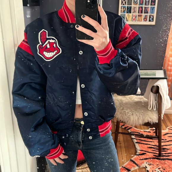 STARTER | Jackets & Coats | Vintage Starter Brand Cleveland Baseball ...